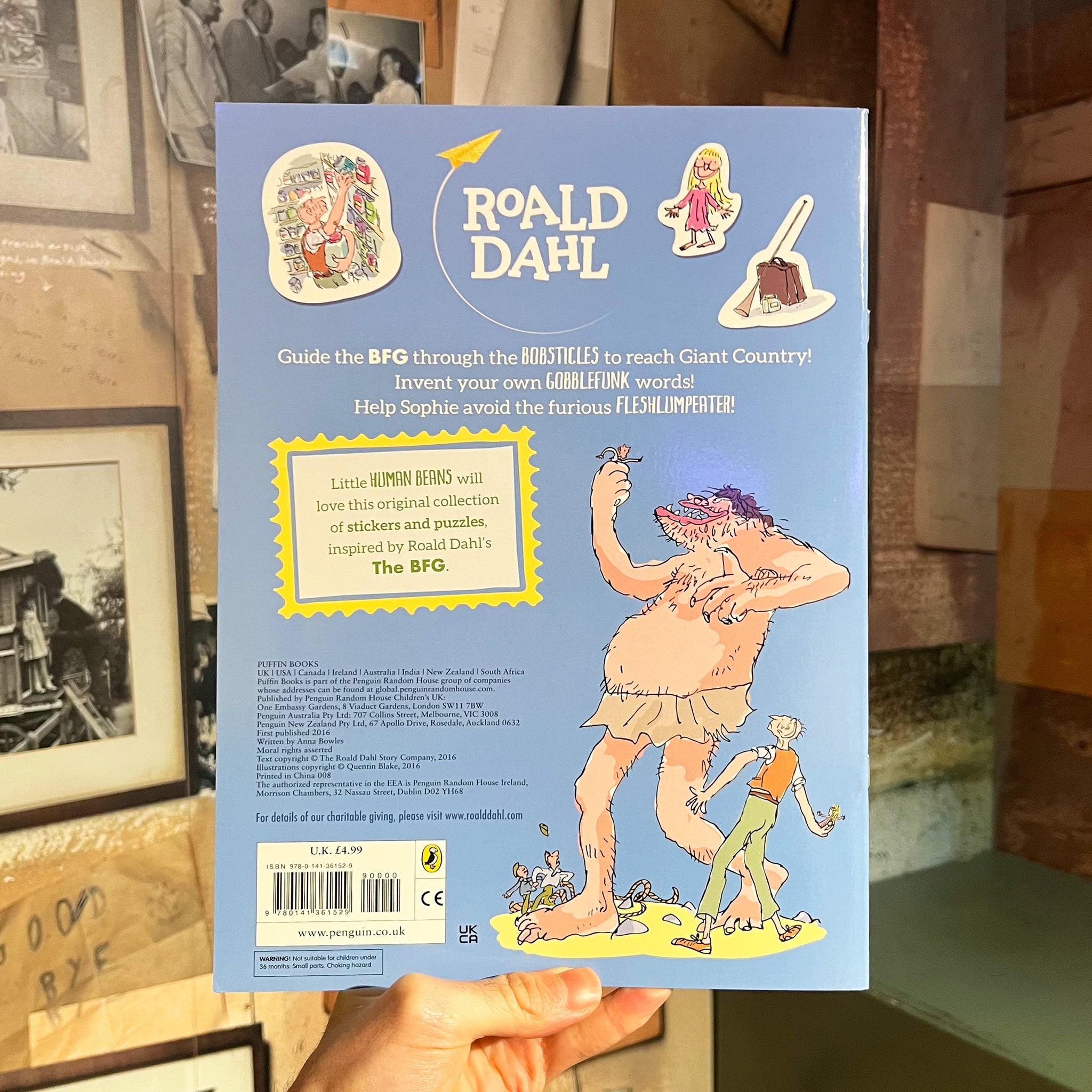 The BFGs' Gloriumptious Sticker Activity Book – The Roald Dahl Museum ...