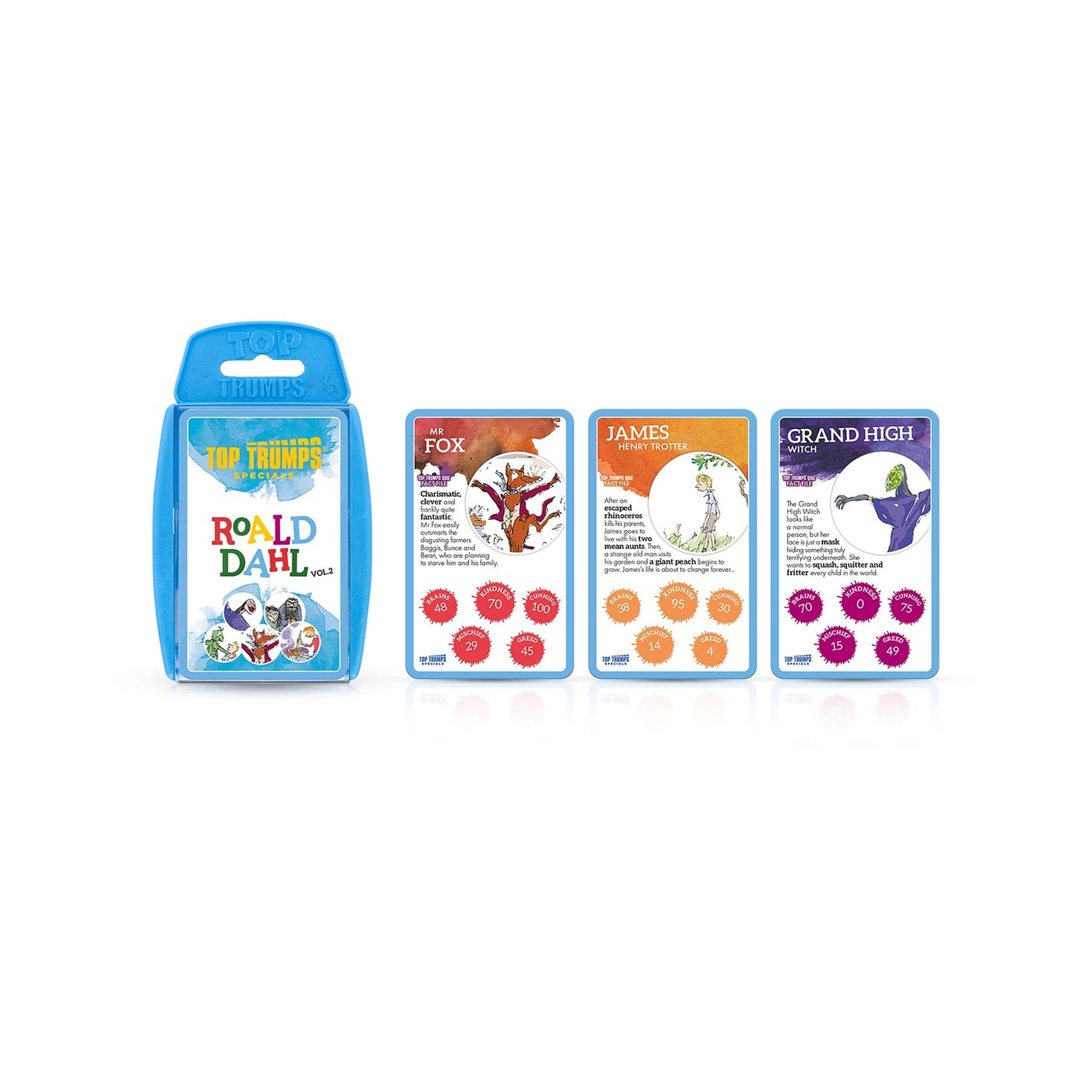 Roald Dahl Top Trumps Volume 2 – The Roald Dahl Museum Online Shop