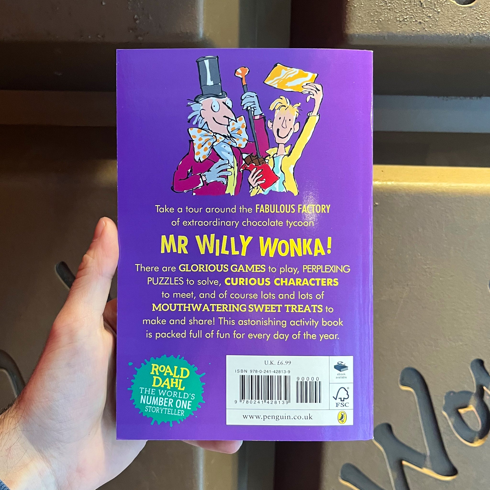 Willy Wonka's Everlasting Book of Fun – The Roald Dahl Museum Online Shop